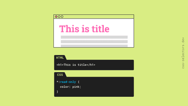 CSS Selectors